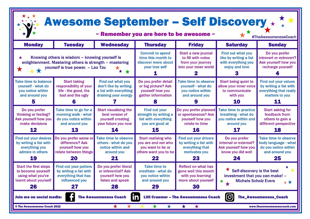 The Awesomeness Calendar - Enjoy a boost of awesomeness every day